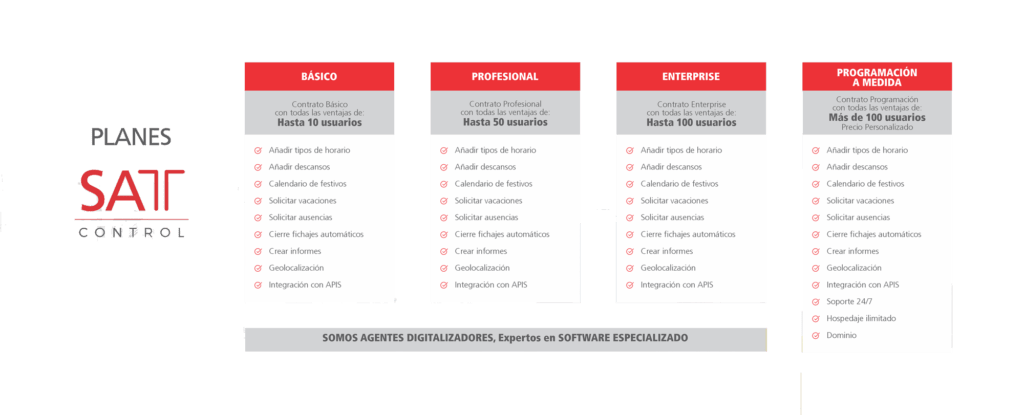 Control Horario SATCONTROL Software Profesional - SatControl