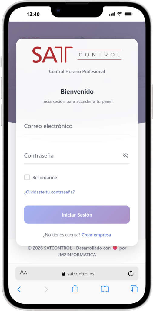 Control Horario SATCONTROL Software Profesional - SatControl